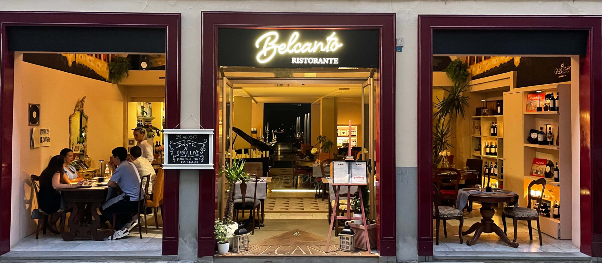 BELCANTO Firenze - Ristorante e Sala privata, 2025 - FirenzeFesta.it